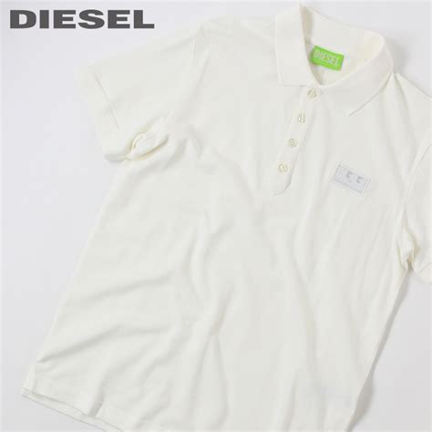 【楽天市場】 Diesel ディーゼル メンズ サスティナブル グリーンレーベル 鹿の子 コットン 半袖ポロシャツ【t Weet E1】【サイズxs・3xl】【1サイズ程大きめのサイズ感