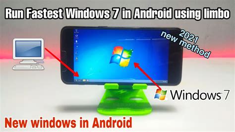Run Fastest Windows 7 In Android Phone Using Limbo Pc Emulator 2021