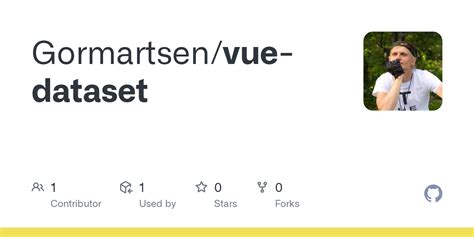 Github Gormartsenvue Dataset