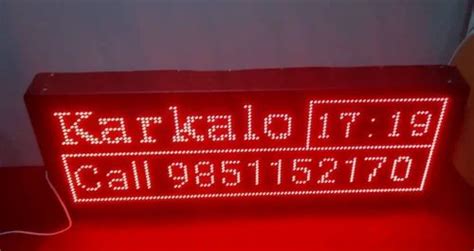 10 Mm Dot Matrix Led Digital Display Board At ₹ 1200sq Ft In Chennai