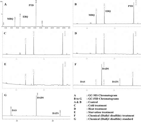 Gcms And Gcfid Chromatograms Of Cuticular Surface Chemicals Of T