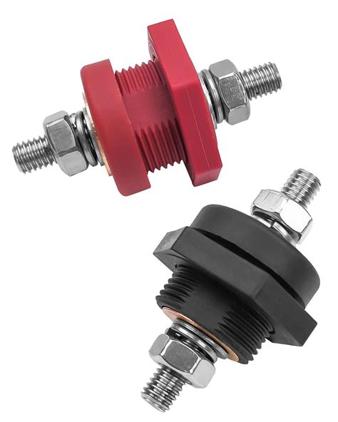 High Current 3 8 Thru Panel Battery Terminal Connectors High Power Copper Core