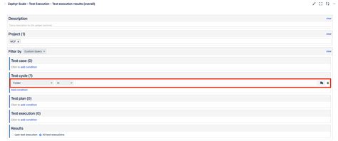 dashboard custom query can t select or manually enter test cycle folder smartbear community