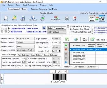 Professional Barcode Label Printing Tool Software Informer