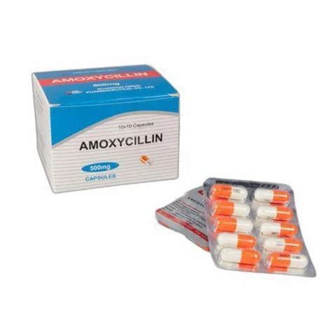 Amoxycillin Amoxicillin Trihydrate Capsules Ip 250mg 500mg At ₹ 70 Stripe In Nagpur