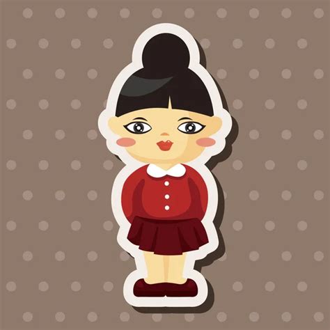 100 000 China Doll Vector Images Depositphotos
