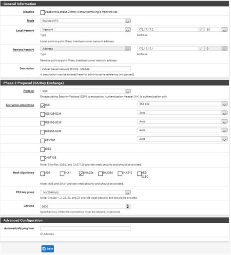 Ipsec Tunnel Pfsense Fortigate Disconnects And Reconnects Netgate Forum