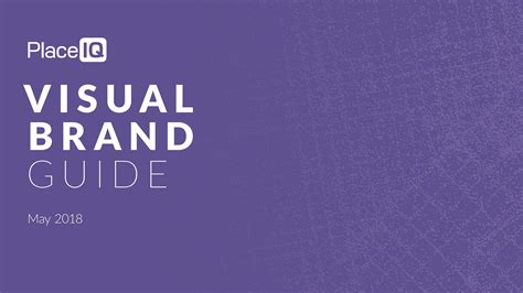 Placeiq Brand Guide On Behance
