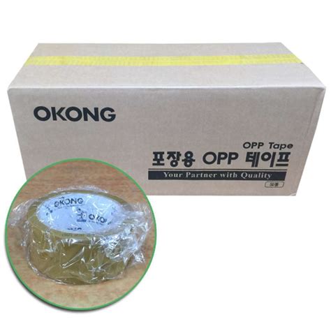 오공 포장용 Opp 테이프 미색 48mm X 38m 1box 50개입 박스테이프 포장테이프 택배테이프 선물포장 박스포장 Doti 인테리어 전문 종합쇼핑몰