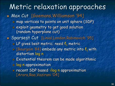 Ppt Algorithmic Aspects Of Finite Metric Spaces Powerpoint