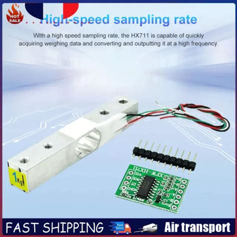 Hx711 Weight Sensor Module 1kg Load Cell For Microcontroller Hx711 And 1kg Eur 4 79