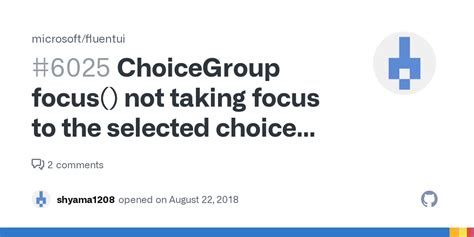 Choicegroup Focus Not Taking Focus To The Selected Choice 4049
