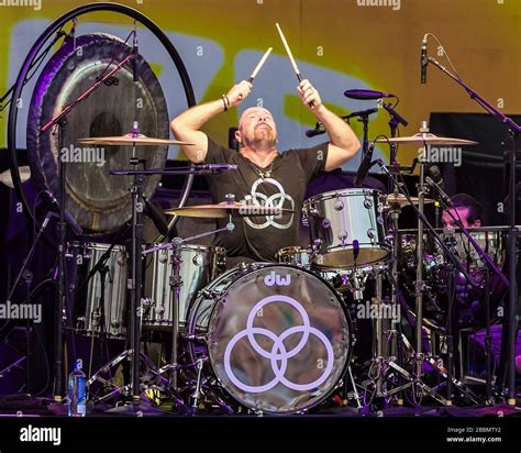 Drummer Jason Bonham Son Of Legendary Drummer John Bonham Performs At