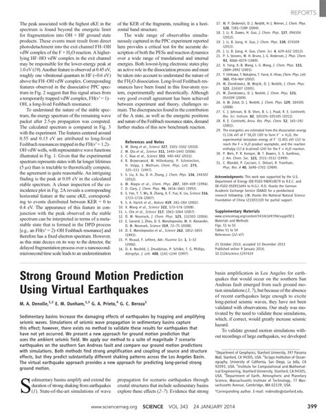 Pdf Strong Ground Motion Prediction Using Virtual Earthquakes