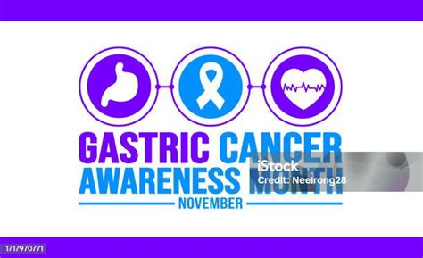 11월은 위암 인식의 달 배경 템플릿입니다 휴일 개념입니다 배경 배너 플래카드 카드 포스터 디자인 템플릿 벡터 11월에 대한 스톡 벡터 아트 및 기타 이미지 Istock