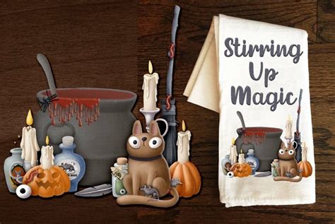 Printable Wizard School Or Halloween Cluster 4 Design