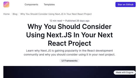 Why You Should Consider Using Nextjs In Your Next React Project Magic Ui