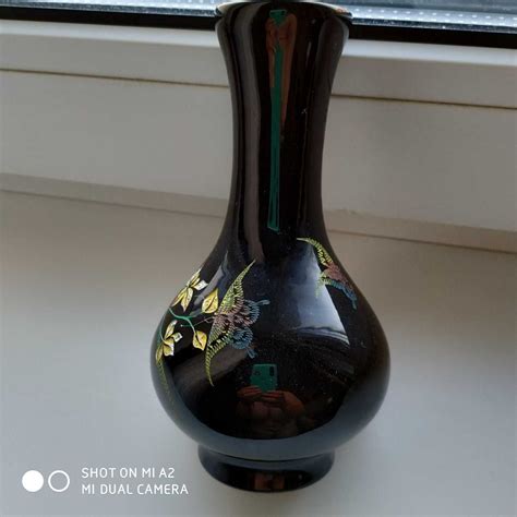 Ваза цветное стекло СССР Ваза из дерева Кашпо Вьетнам 65 грн