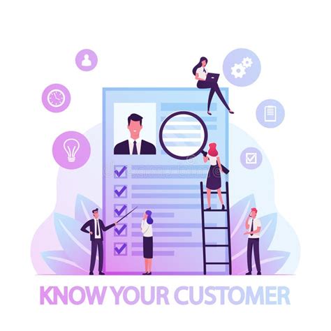 Kyc Or Know Your Customer Concept Process Of Business Verifying Of Clients Identity And