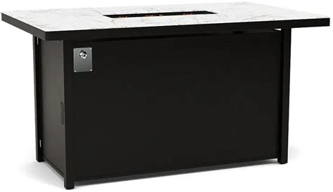 72” X 42” Balcony Fire Pit Table Multiple Colors And Top Patterns By