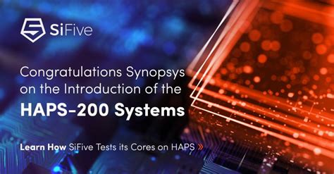 Synopsys Inc Just Announced An Extension Of Its Hardware Assisted Sifive