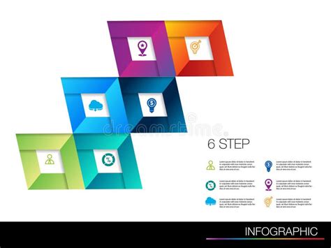 6 Step Framework Infographic Template For Presentation Stock
