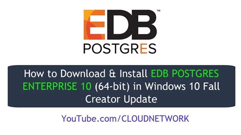 How To Download And Install Edb Postgres Enterprise 10 64 Bit In