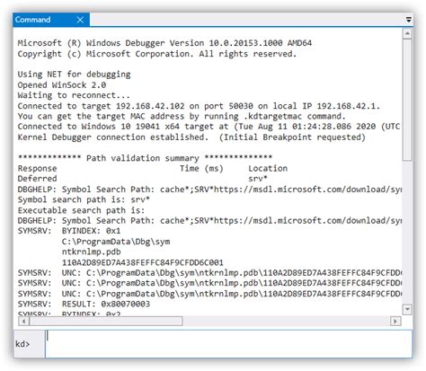 Windows Kernel Debugging Windbg Next Setup Setting Up Windbg Next