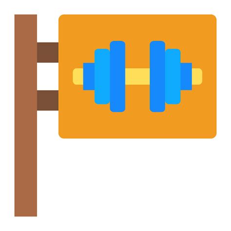 Premium Vector Gym Sign Icon