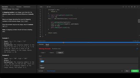 Leetcode 2801 Count Stepping Numbers In Range Youtube