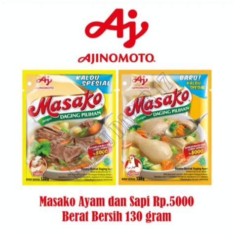 Jual Ajinomoto Masako Ayam Dan Masako Sapi Shopee Indonesia