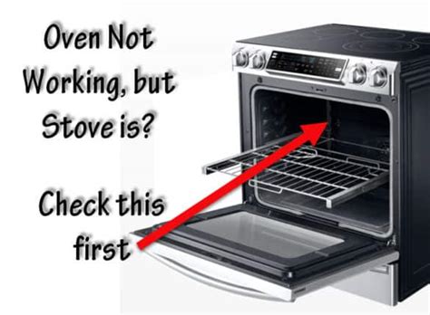 Why Electric Oven And Stove Is Not Working Troubleshooting Guide How To Fix It