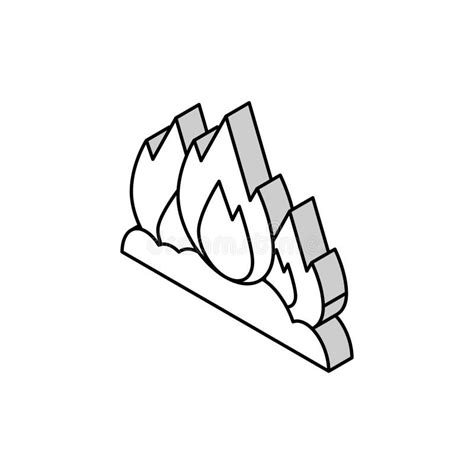 Garbage Factory Equipment Isometric Icon Vector Illustration Stock Garbage Factory Equipment Isometric Icon Vector Illustration Stock