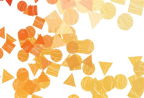 Light Yellow Orange Vector Layout With Circles Lines Rectangles 8022700 Vector Art At Vecteezy
