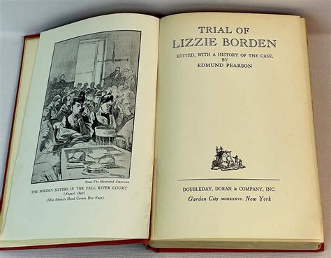Lot 1937 Trial Of Lizzie Borden By Edmund Pearson Photo Illustrated
