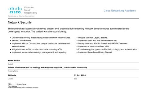 Yared Sisay On Linkedin Cisco Networksecurity Cybersecurity