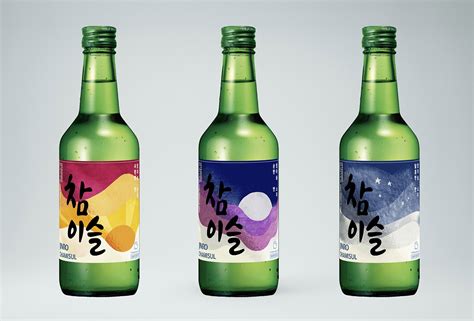 Soju Chamisul Diseño De Etiquetas Behance