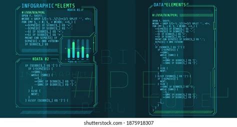 Set Hud Infographic Elements Scifi Charts เวกเตอรสตอก ปลอดคา