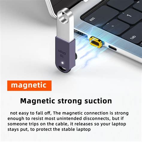 Chenyang Usb C Magnetic Connector Adapter Usb C To Usb 30 Otg Data 90 Degree Angled Adapter For