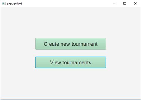 Javafx Center Two Buttons Below Each Other Stack Overflow