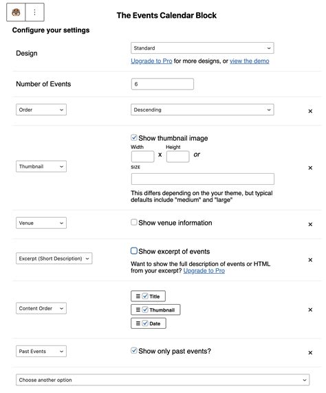 How To Display Past Events From The Events Calendar In Descending Order