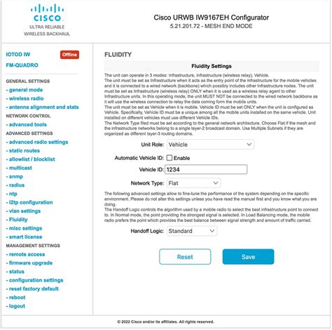 Cisco Catalyst IW9167E Heavy Duty Access Point Cisco Ultra Reliable Wireless Backhaul Software