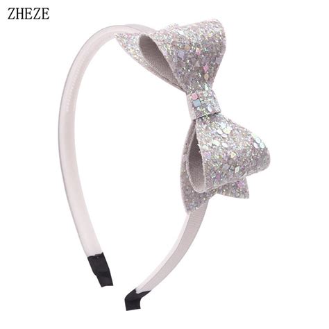 10 개몫 여자를위한 장식 조각 4 활을 가진 새로운 리본 Hairband 여자 수제 머리띠 아이들 선물 Diy 머리 부속품 새로운 모자