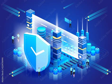 Data Security Network Protection Concept Of Personal Access Stock Vector Adobe Stock