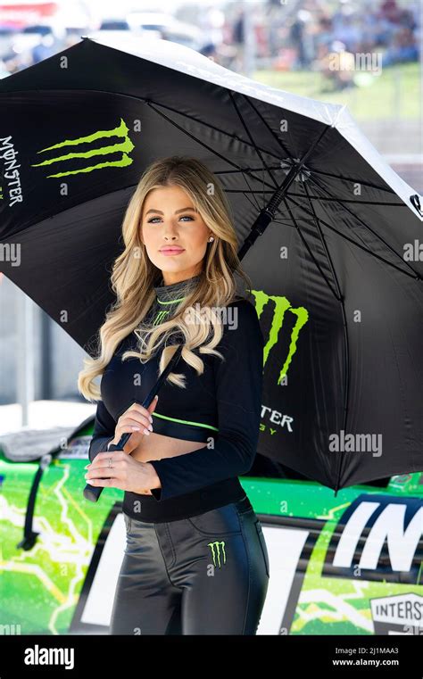 March 26 2022 Monster Energy Girls At Nascar Echopark Automotive