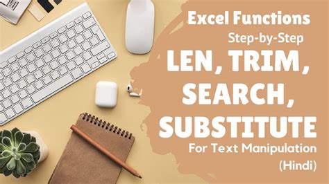 Len Trim Search Substitute Excel Functions For Text Manipulation