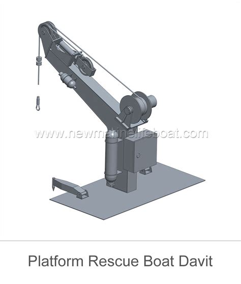 Ningbo New Marine China Fast Rescue Boat Lifeboat Davit Manufacturer