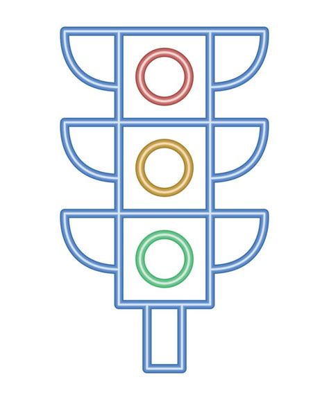 Semaphore Traffic Light 14015076 Vector Art At Vecteezy