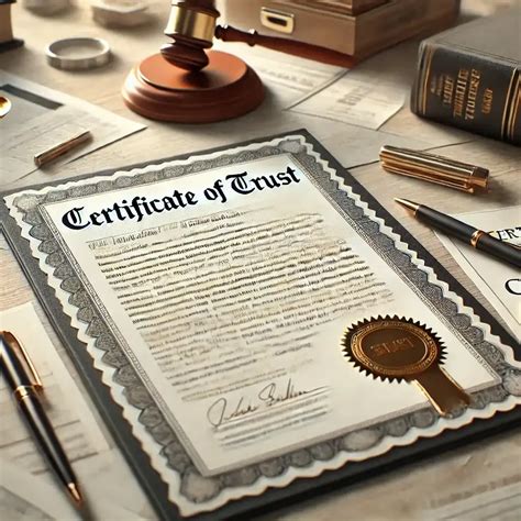 What Is A Certificate Of Trust Key Document For Trust Verification