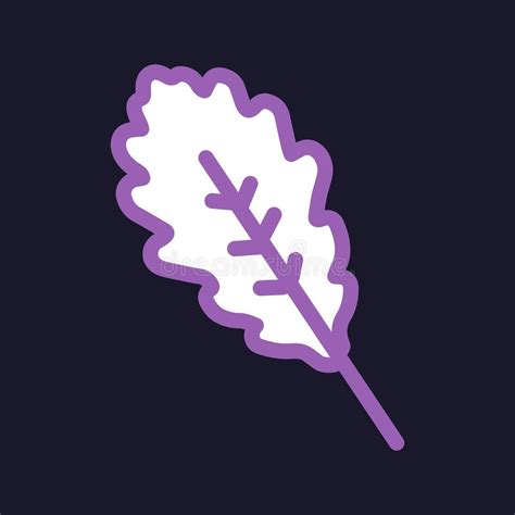 Purple Oak Leaf Icon Stock Illustrations 446 Purple Oak Leaf Icon